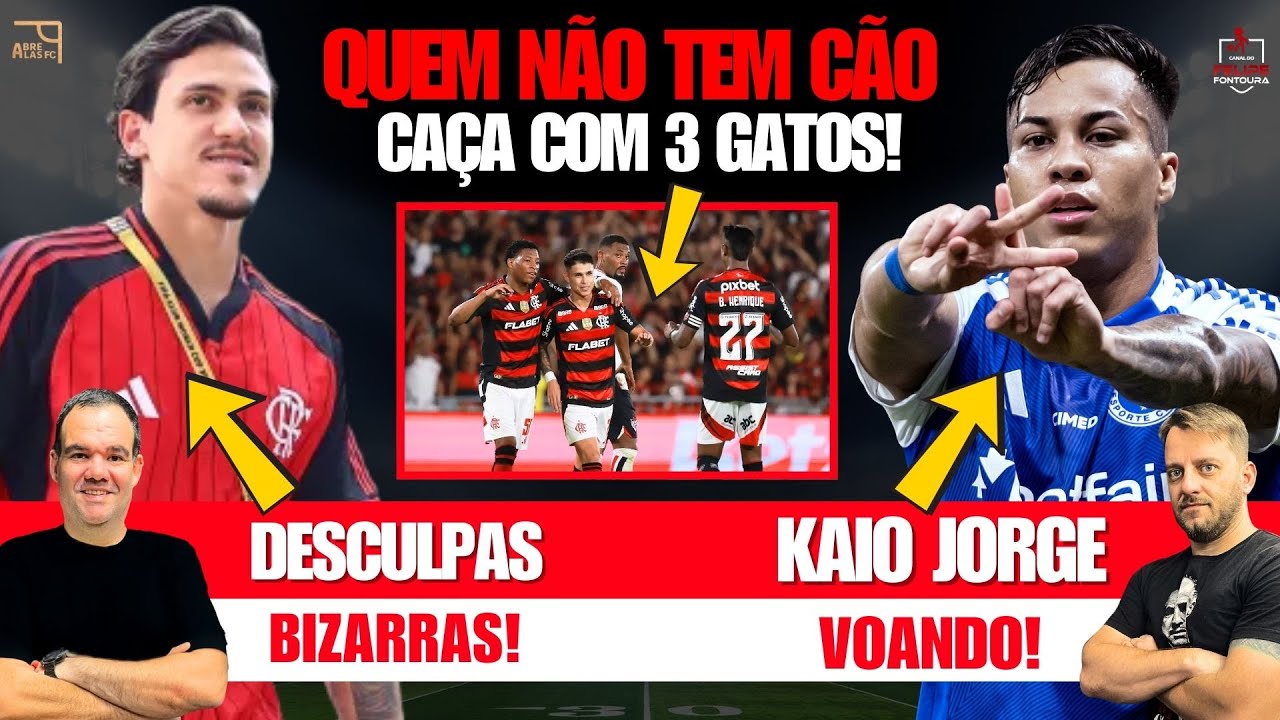 DESCULPA, MAS PEDRO NÃO PEDIU DESCULPA! | KAIO JORGE ARTILHEIRO DO BRASIL! | TRIO DE SUCESSO NO ...