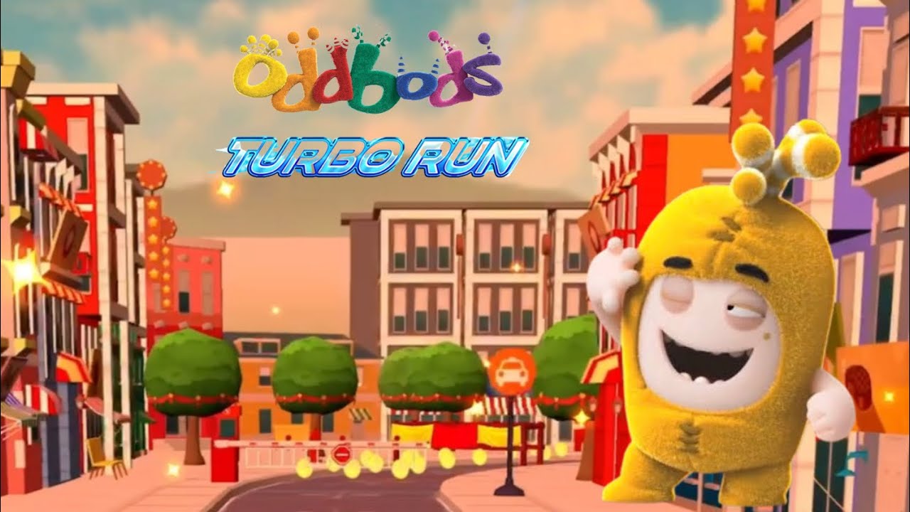 Oddbods Turbo run – yellow bubbles in city Road - YouTube