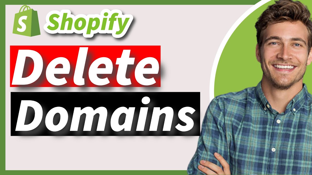 How to Delete Domains from Shopify 2026 (New Way) - YouTube