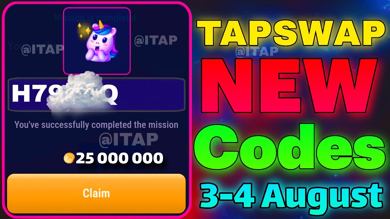 On August All Tapswap Code | Tapswap All Code | Hot News, Cool News ...