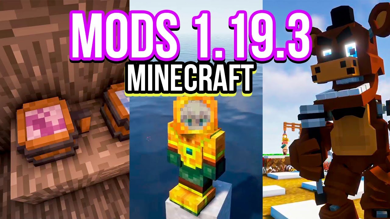 TOP 15 INCREIBLES MODS de MINECRAFT 1.19.2/1.19.3 (Forge/Fabric) - YouTube