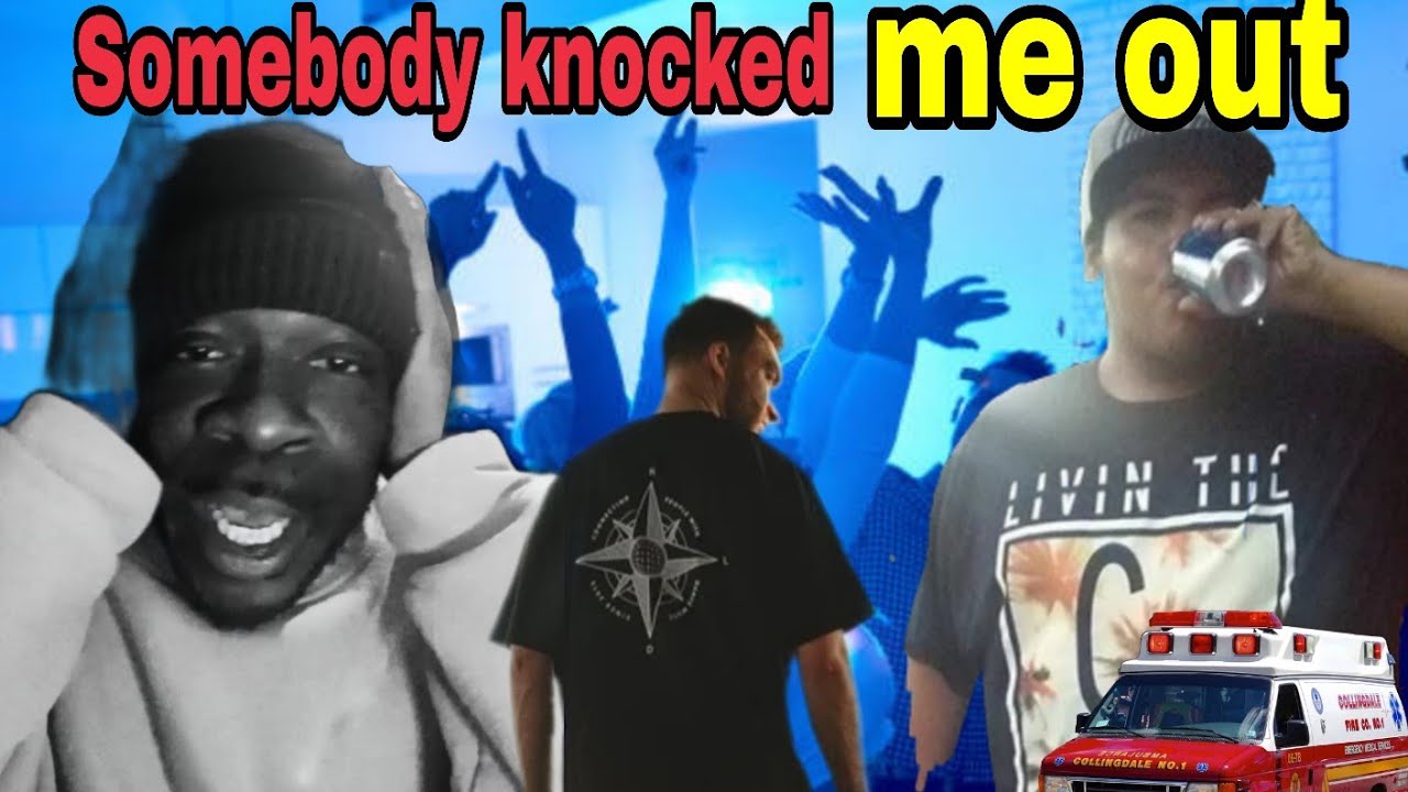 Somebody knocked me out at a house party being woke up by the EMT ...