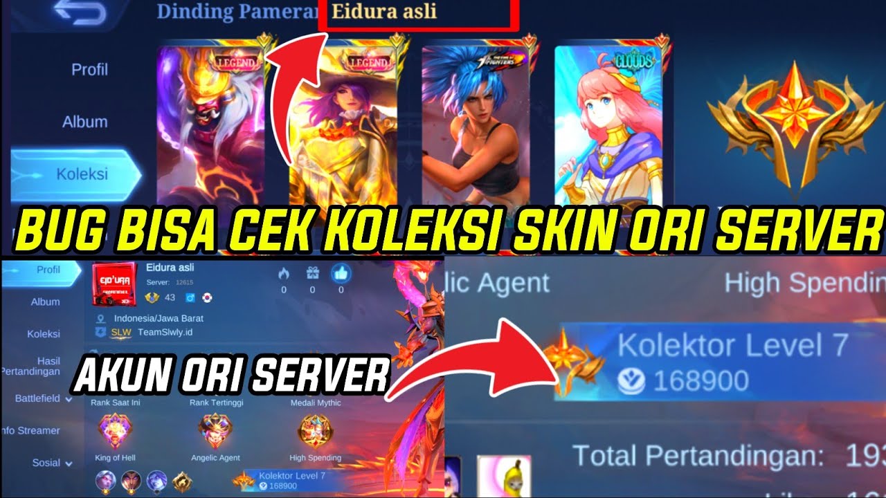 CARA CEK POINT SKIN KOLEKSI ORIGINAL SERVER BISA CEK TOTAL SKIN KOLEKSI ...