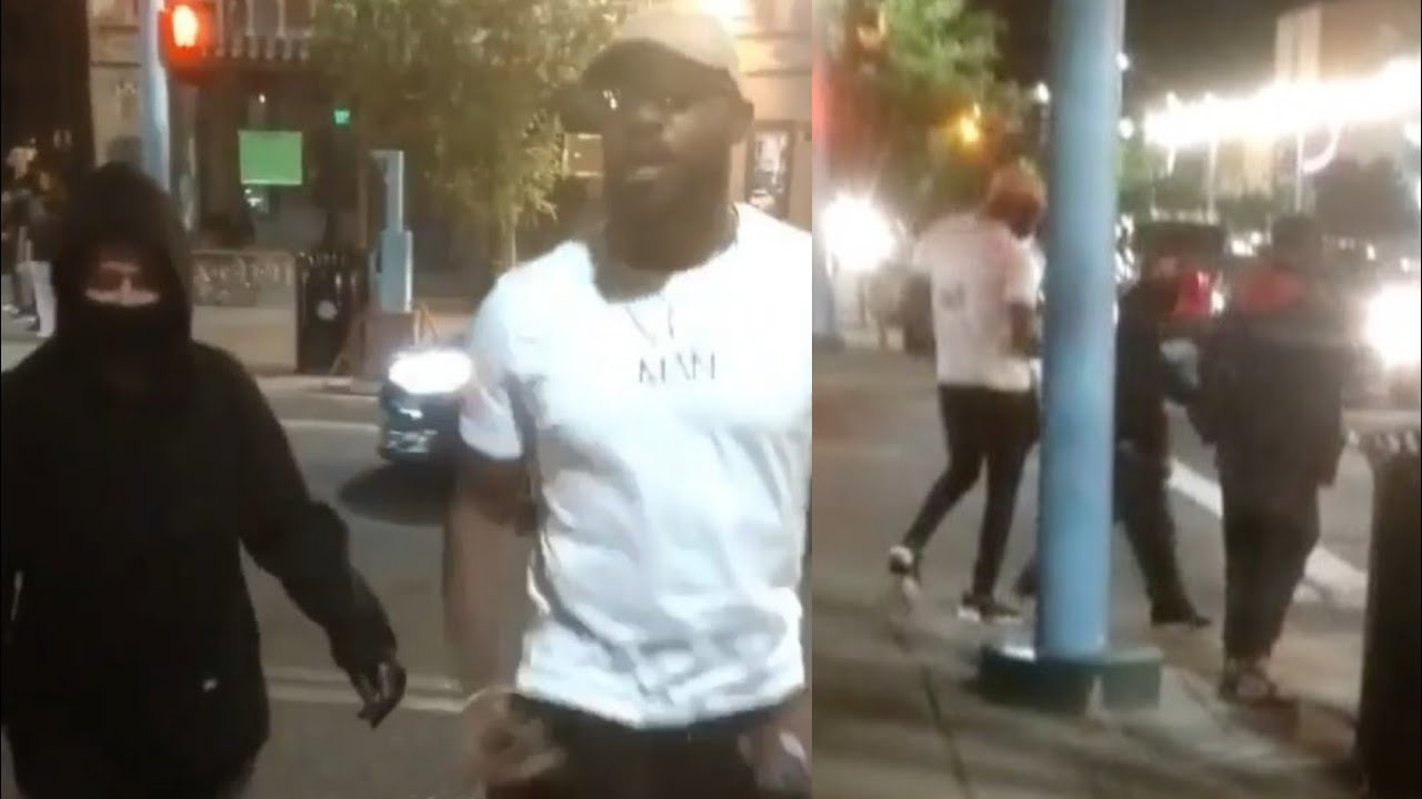 💯💪🏾MMA Star Jon Jones takes spray can from teenagers who was about to ...