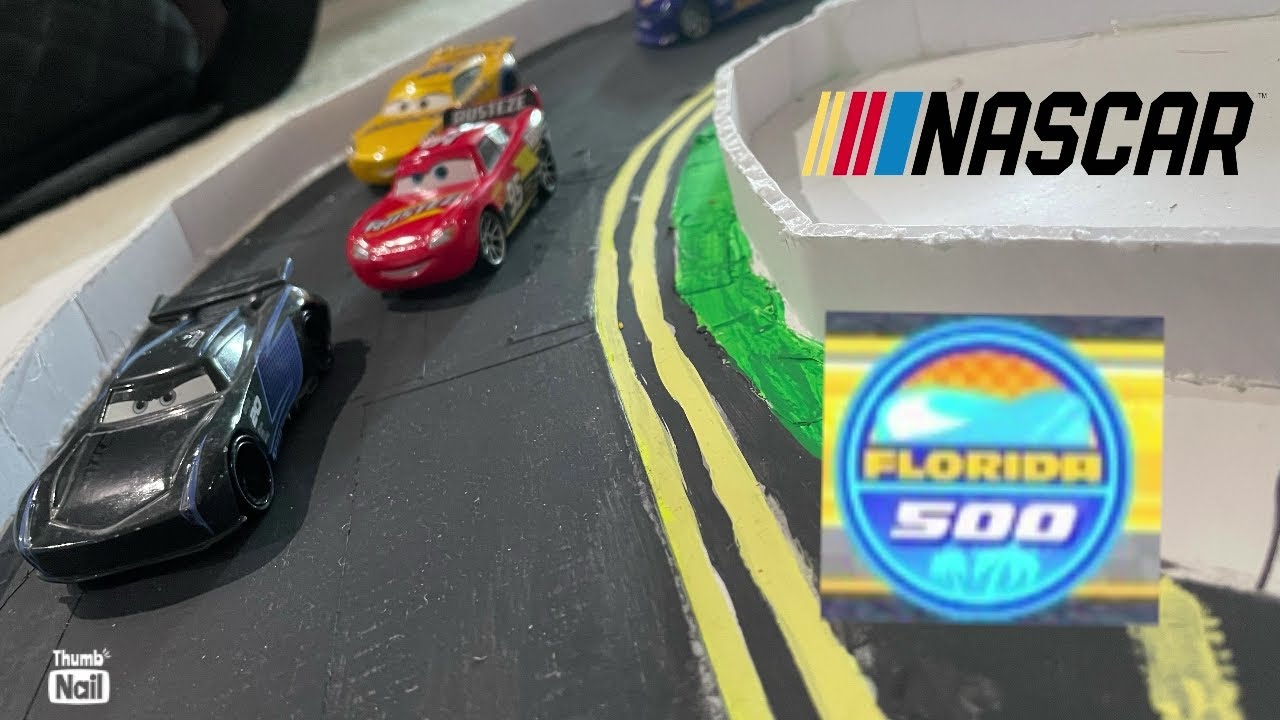Cars 3 Florida 500 NASCAR Edition Stop Motion - YouTube