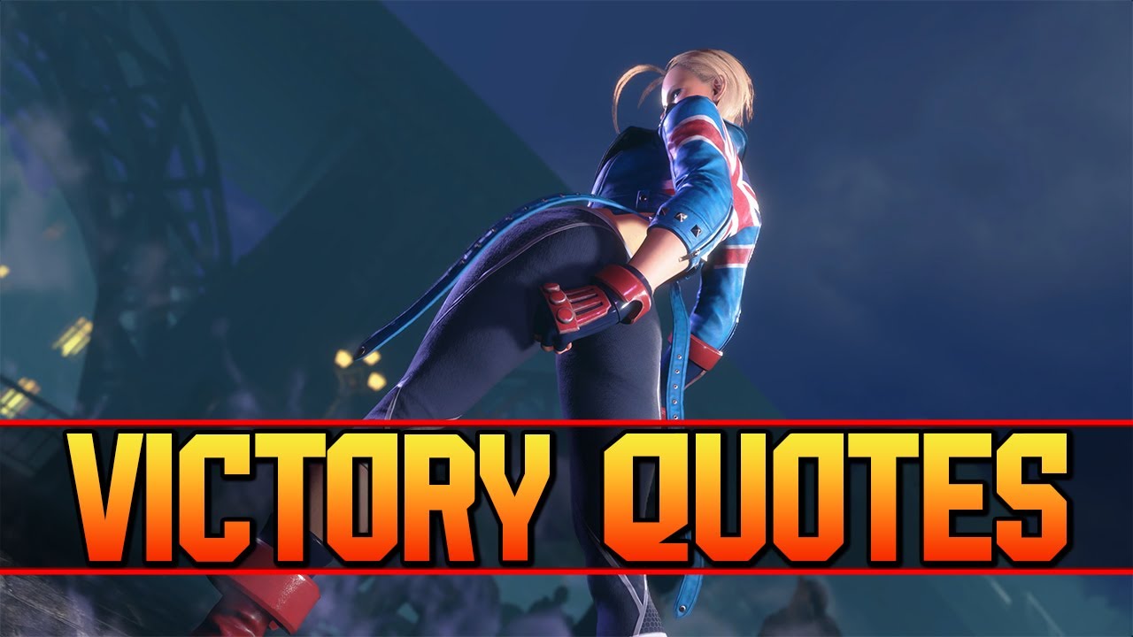 SF6 - All Cammy Victory Quotes (Original Roster) - YouTube