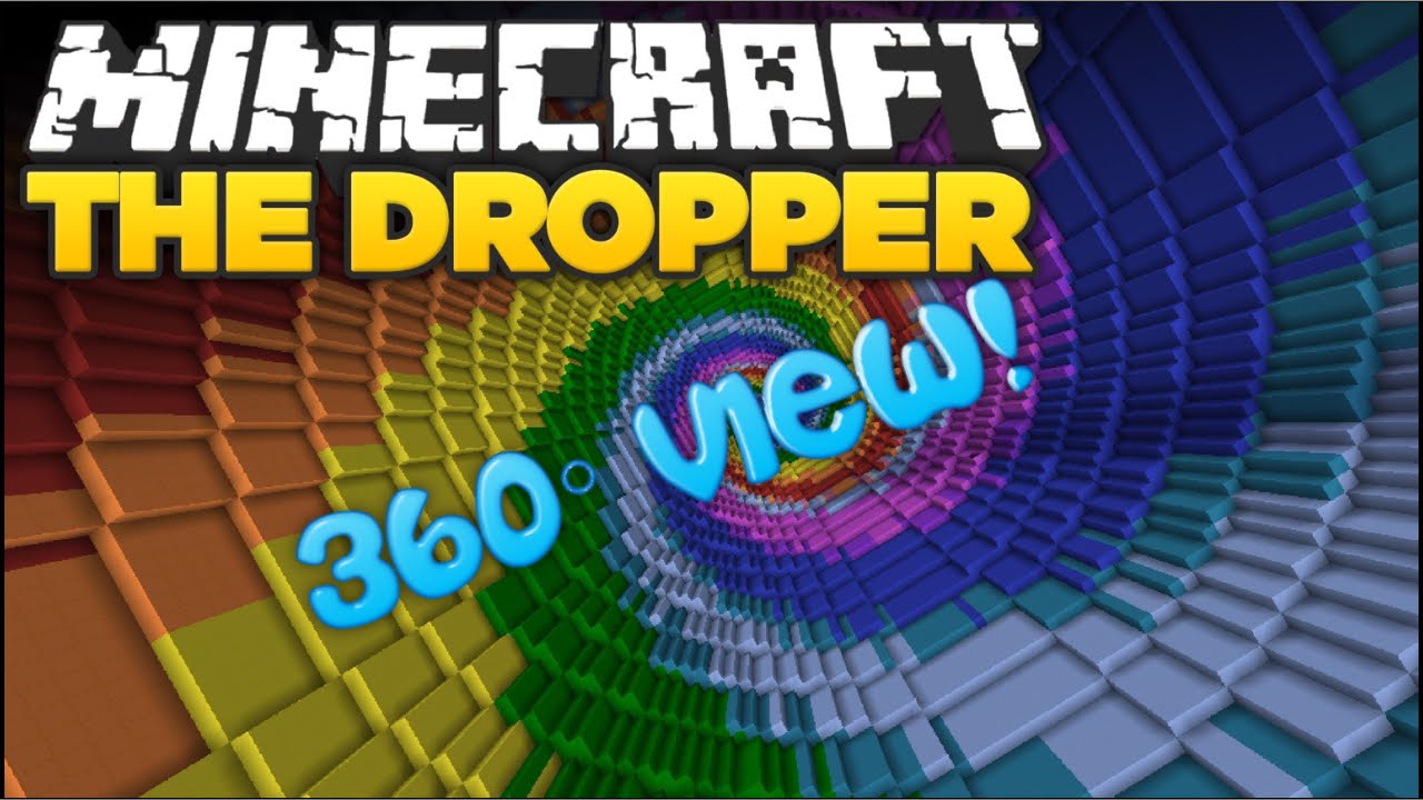 THE DROPPER (Minecraft 360 Degree Video) - YouTube