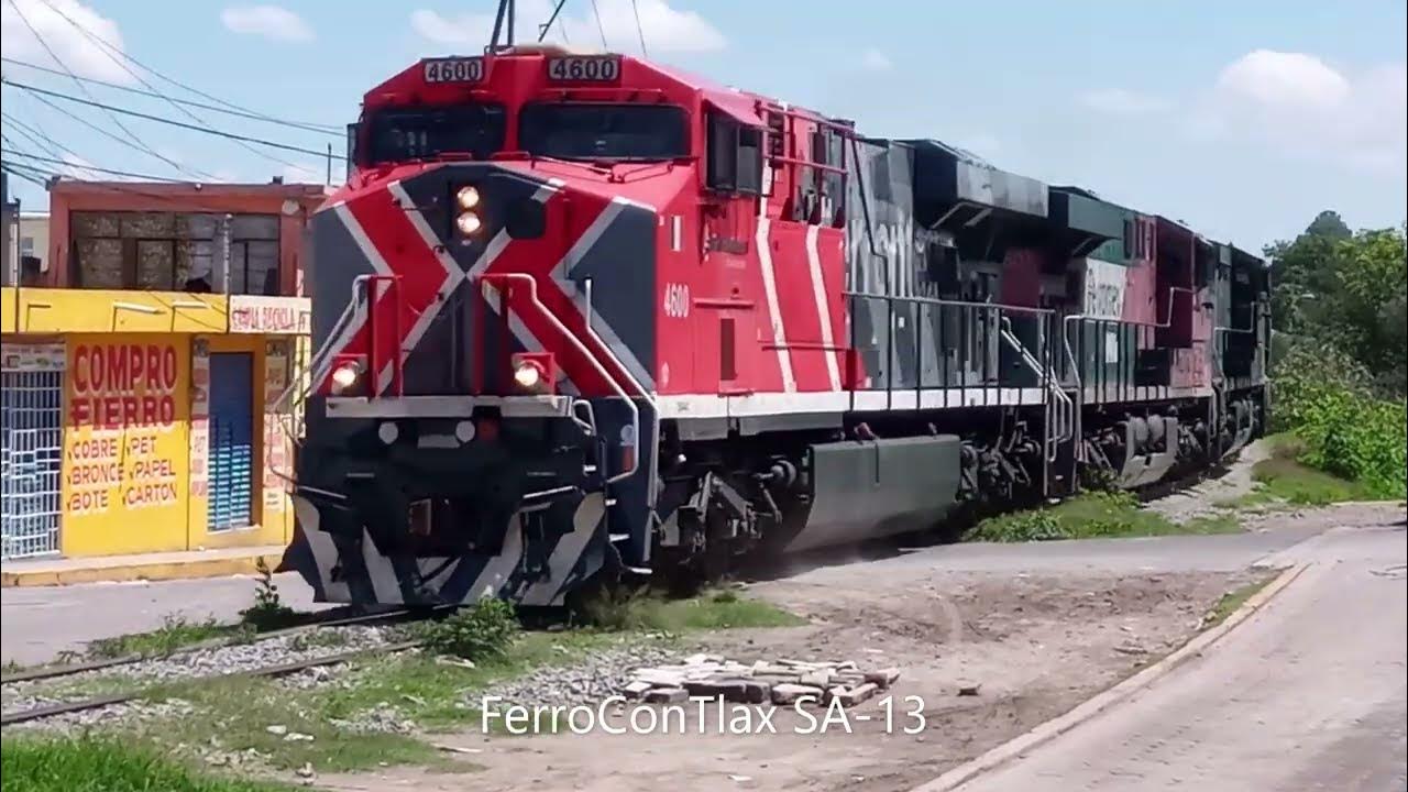 Dos Ferromex con números consecutivos 4600 - 4601 y una rana 4429. #fsrr #fxe - YouTube
