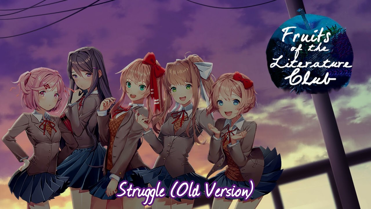 DDLC The Fruits of the Literature Club Soundtrack - Struggle (Old Version) [Not On OST] - YouTube