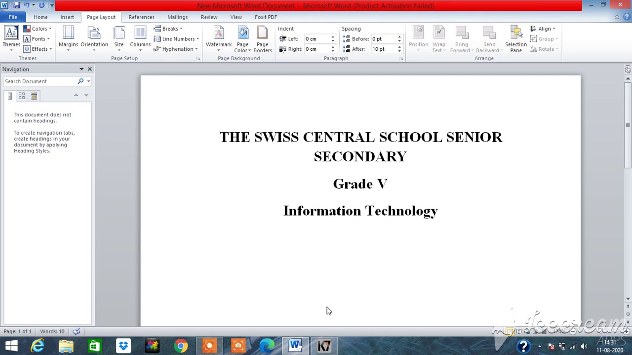 More Features of MS Word-Grade 5 - YouTube