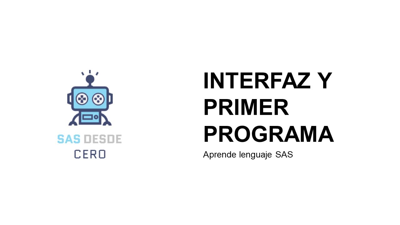 PRIMER PROGRAMA SAS e Interfaz de WPS Analytics 2022 en Español ...
