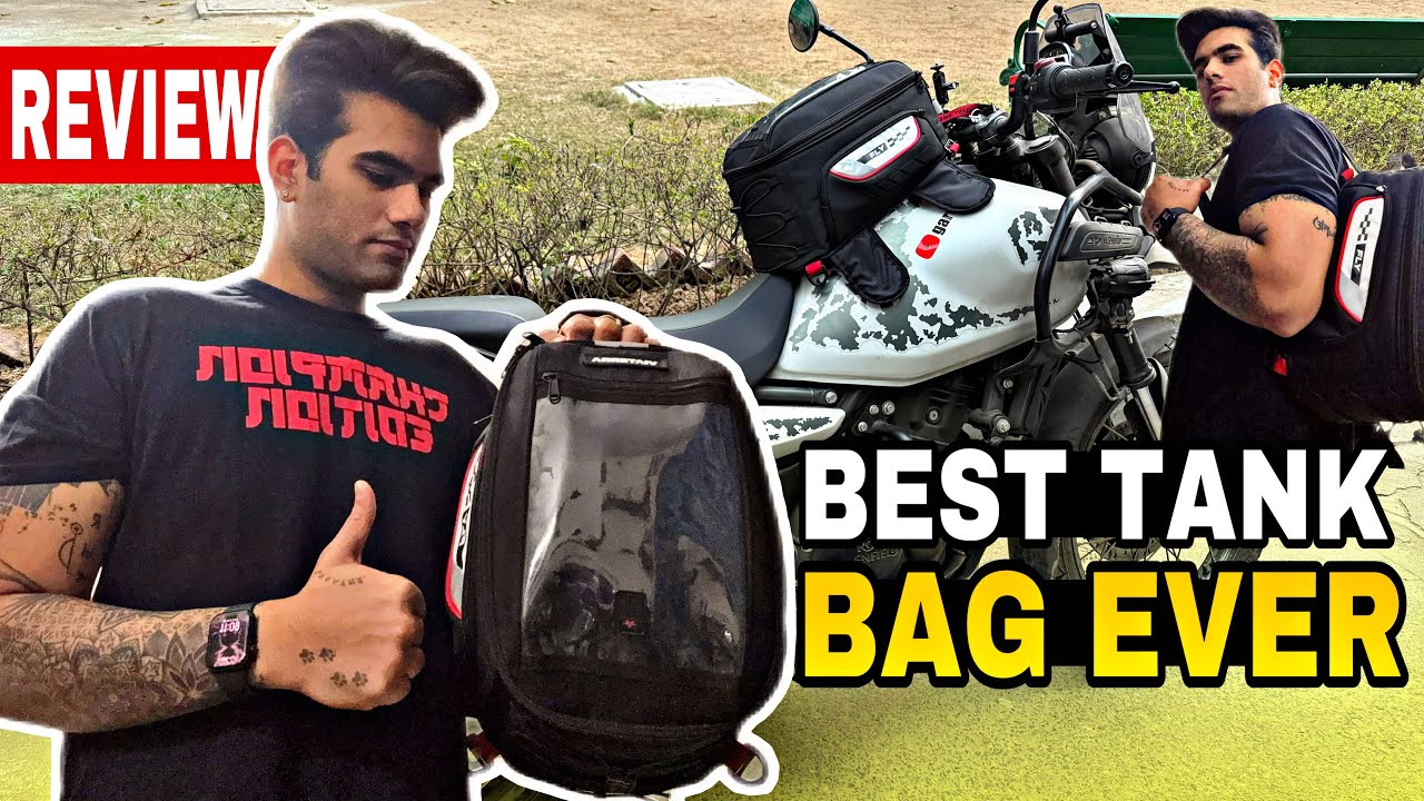Best Accessorie For Your Bike | Tank Bag For Metal Bikes | Himalayan ...