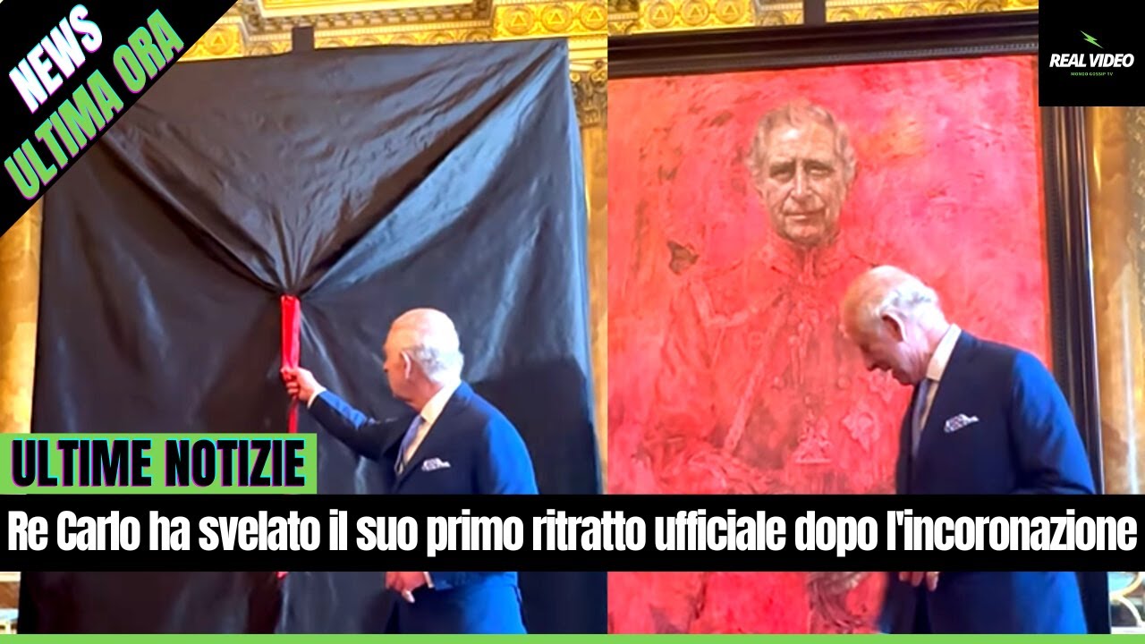 Re Carlo ha svelato il suo primo ritratto ufficiale dopo l ...
