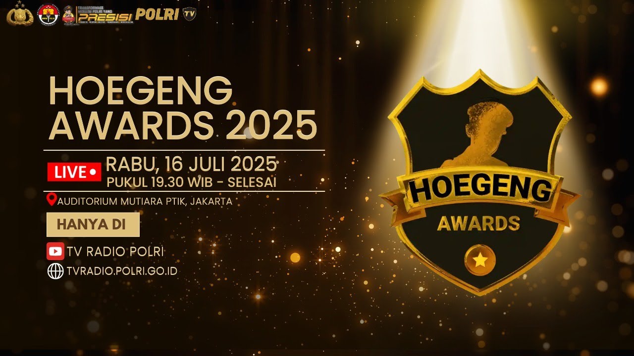 🔴 [LIVE] PENGANUGERAHAN HOEGENG AWARDS 2025 - YouTube