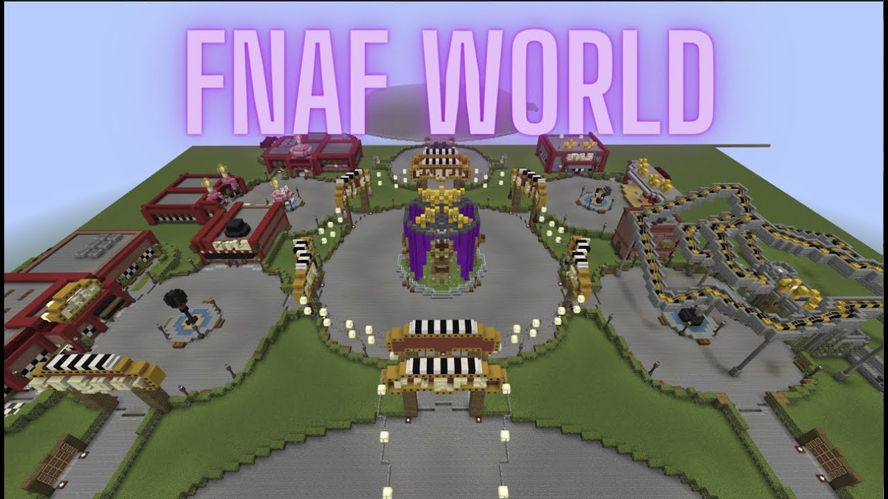 FNAF WORLD TOUR (FNAF 1) || MINECRAFT PE - YouTube
