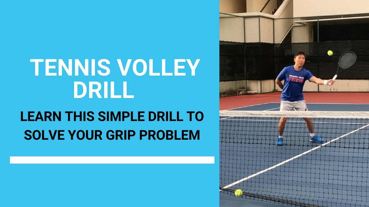 Tennis Volley Drill | Simple Drill To Solve Your Grip Problem - YouTube