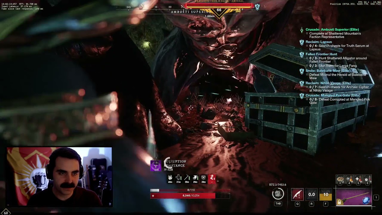 Sequisha glitched and fall off a cliff [New World MMO] - YouTube