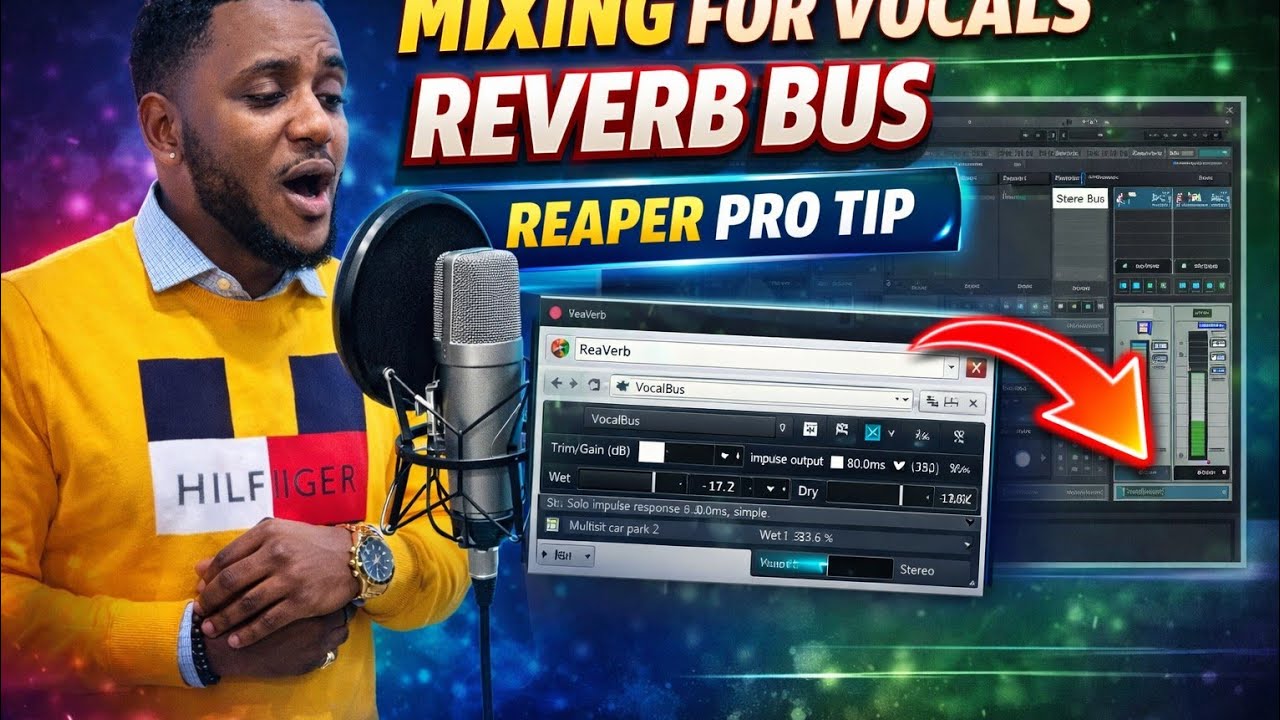 How to Mix Reverb Bus Pro Tip on reaper plug | Reverb music Tutorial ...