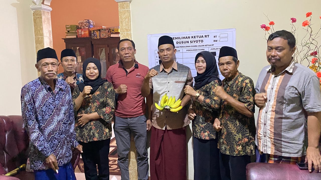 PEMILIHAN KETUA RT DUSUN SIYOTO RT 02 RW 02 DESA SIYOTOBAGUS - YouTube