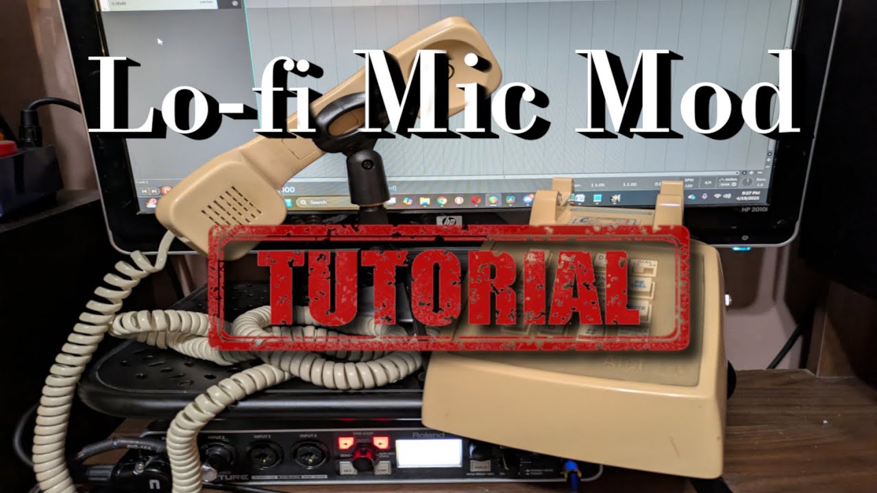 DIY Telephone Microphone | How I Made One | Lo-Fi Audio - YouTube