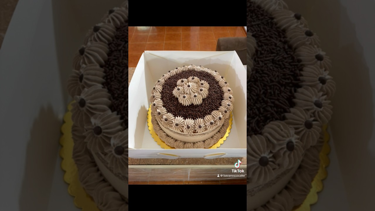 Ponque vainilla relleno con chantilly chocolate 🍫 #tiktok #cake #video ...