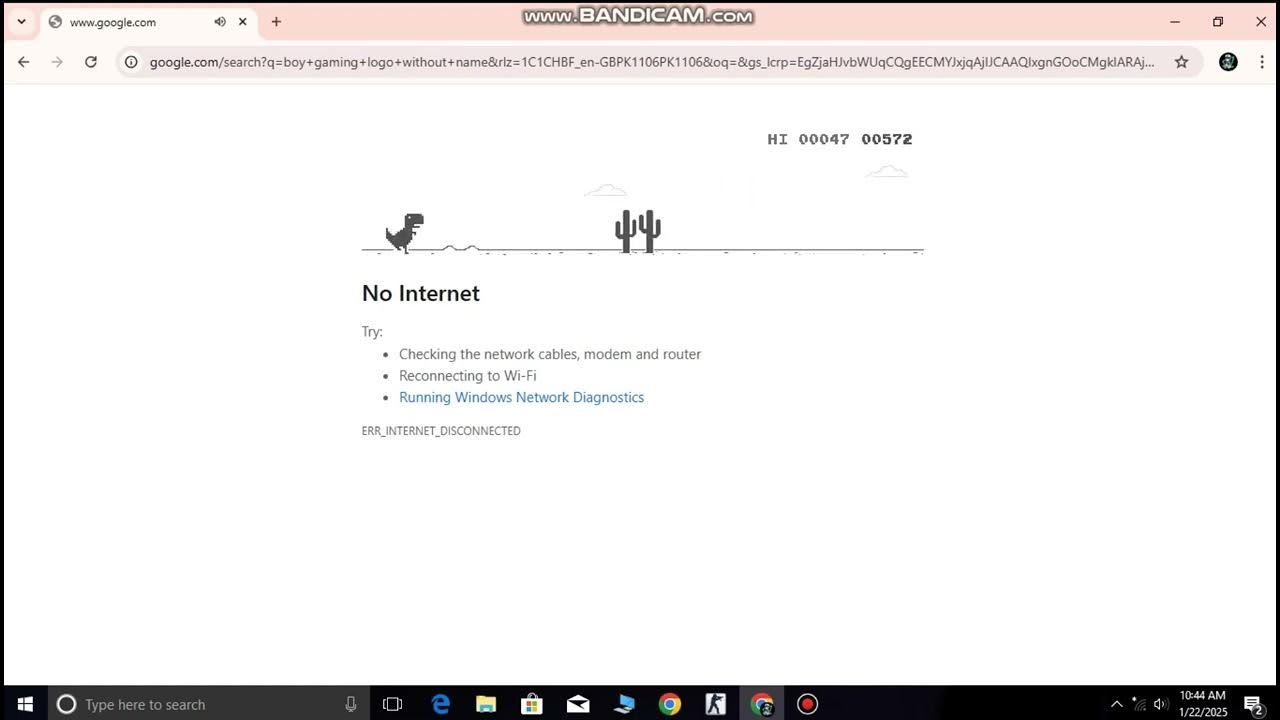 No internet Dinosaur Game Play by | PUTRI GAMING - YouTube