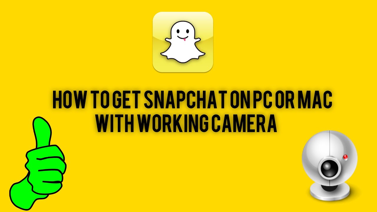 How To Get Snapchat On PC Or Mac (Working Camera) 2014 - YouTube
