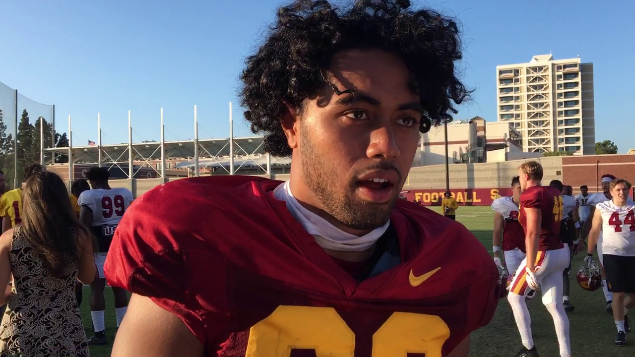 USC RB Vae Malepeai 8-27-19 Part 1 - YouTube