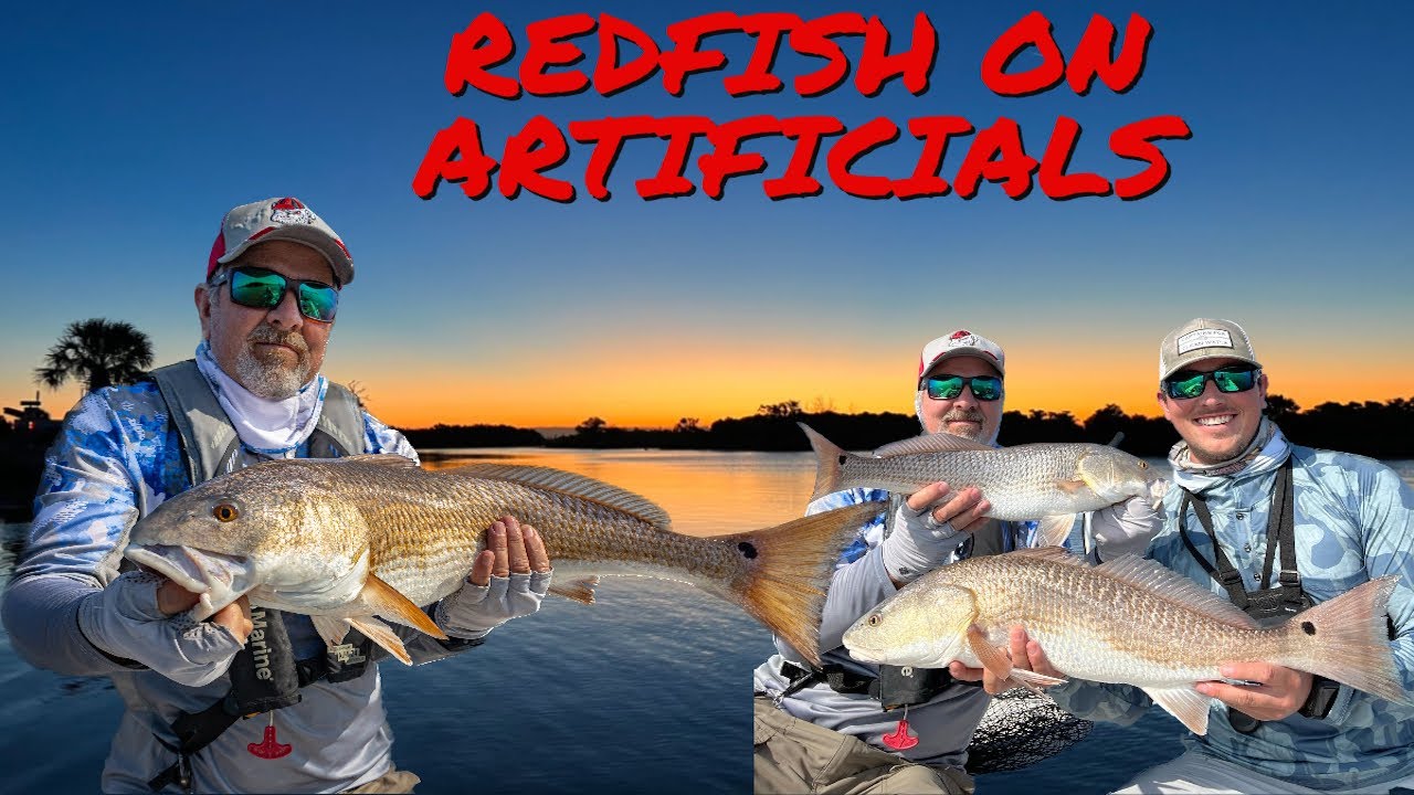 Doubled up on Redfish using Artificials Lures! Florida's Nature Coast ...