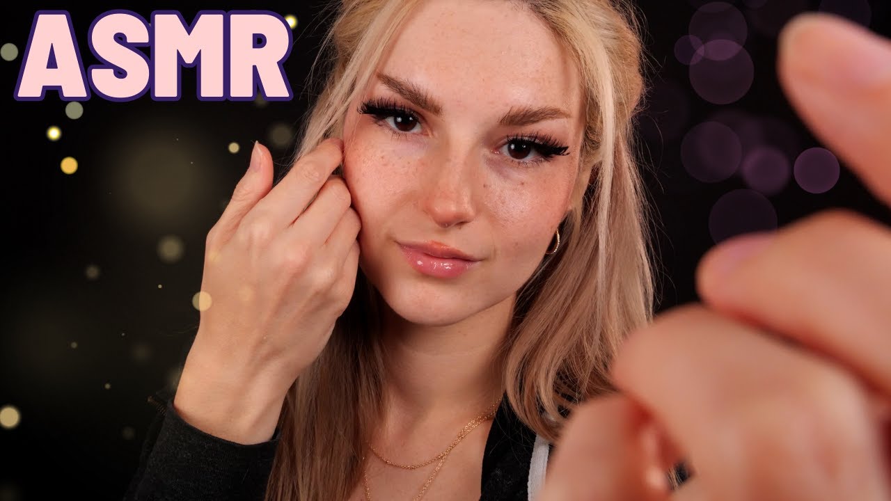 ASMR Stroking Your Face Until You Fall Asleep | Personal Attention - YouTube