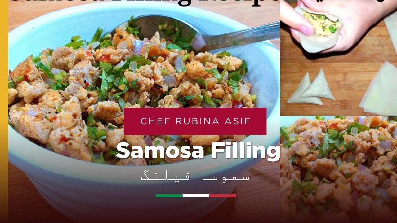 Samosa Filling Recipe By Rubina Asif with English Subtitles - YouTube