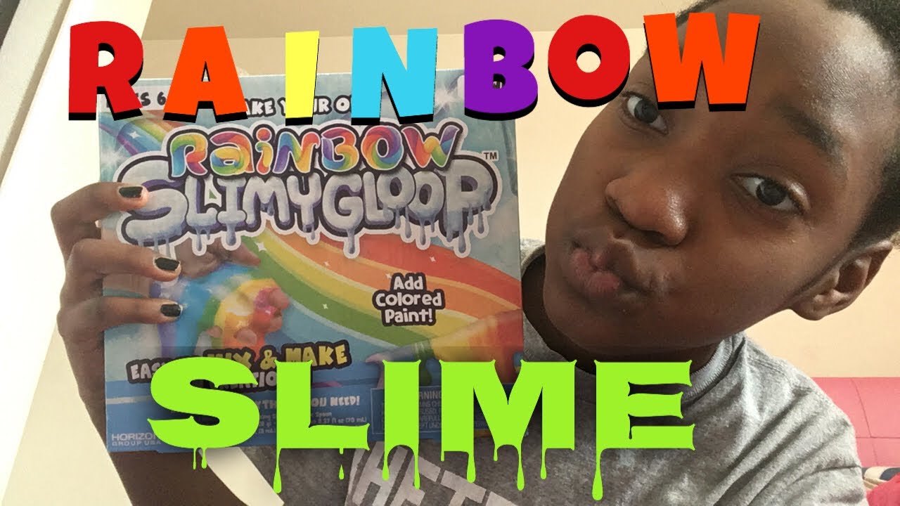 DIY Rainbow Slime Kit - YouTube