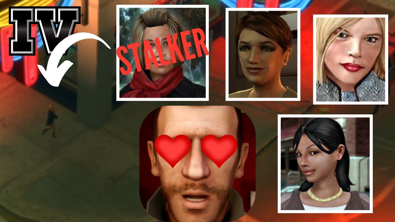 GTA IV - Dating: Stalker Alert! - YouTube