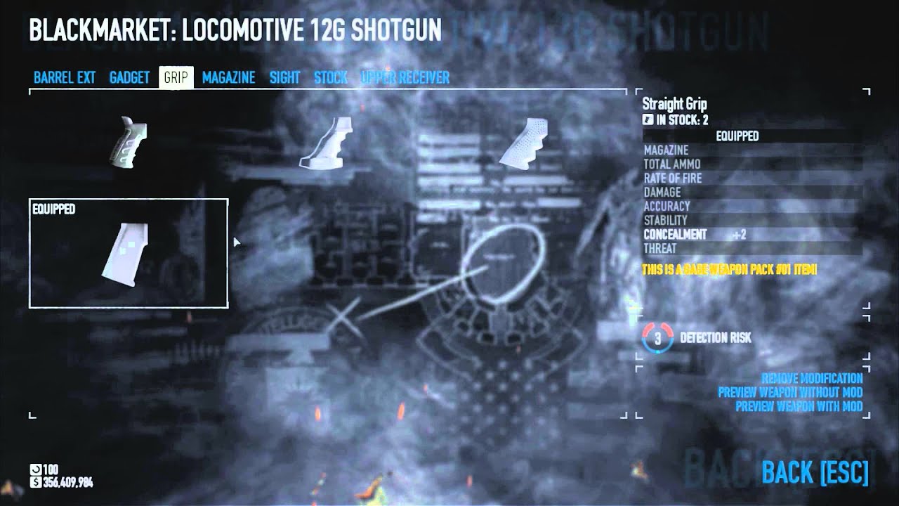 [PATCHED] Payday 2: Stealth, Weapon Setup: Locomotive 12G, All DLCs ...