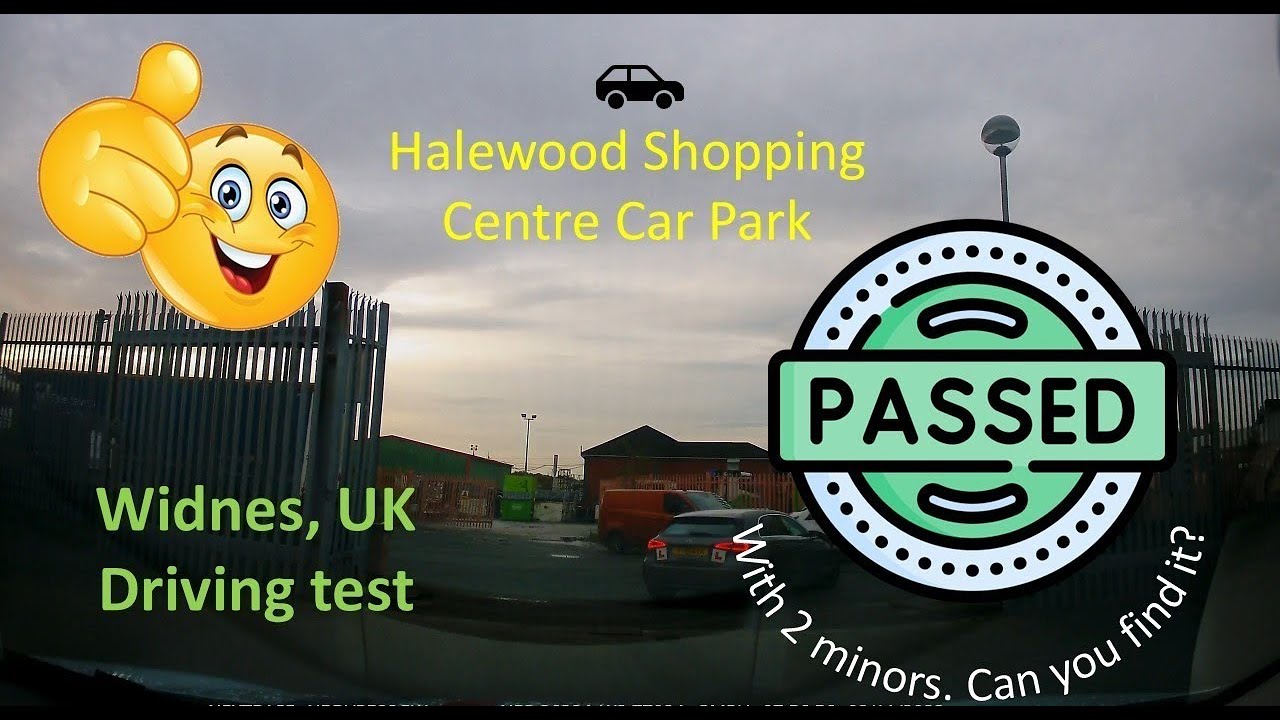 Widnes, UK Practical Driving Test Route 1 - YouTube