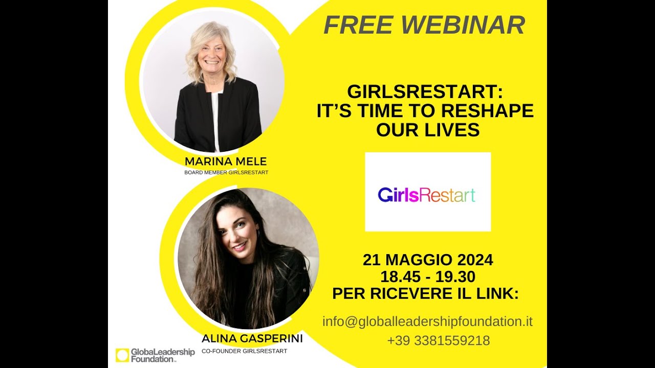 GIRLSRESTART: IT'S TIME TO RESHAPE OUR LIVES - YouTube