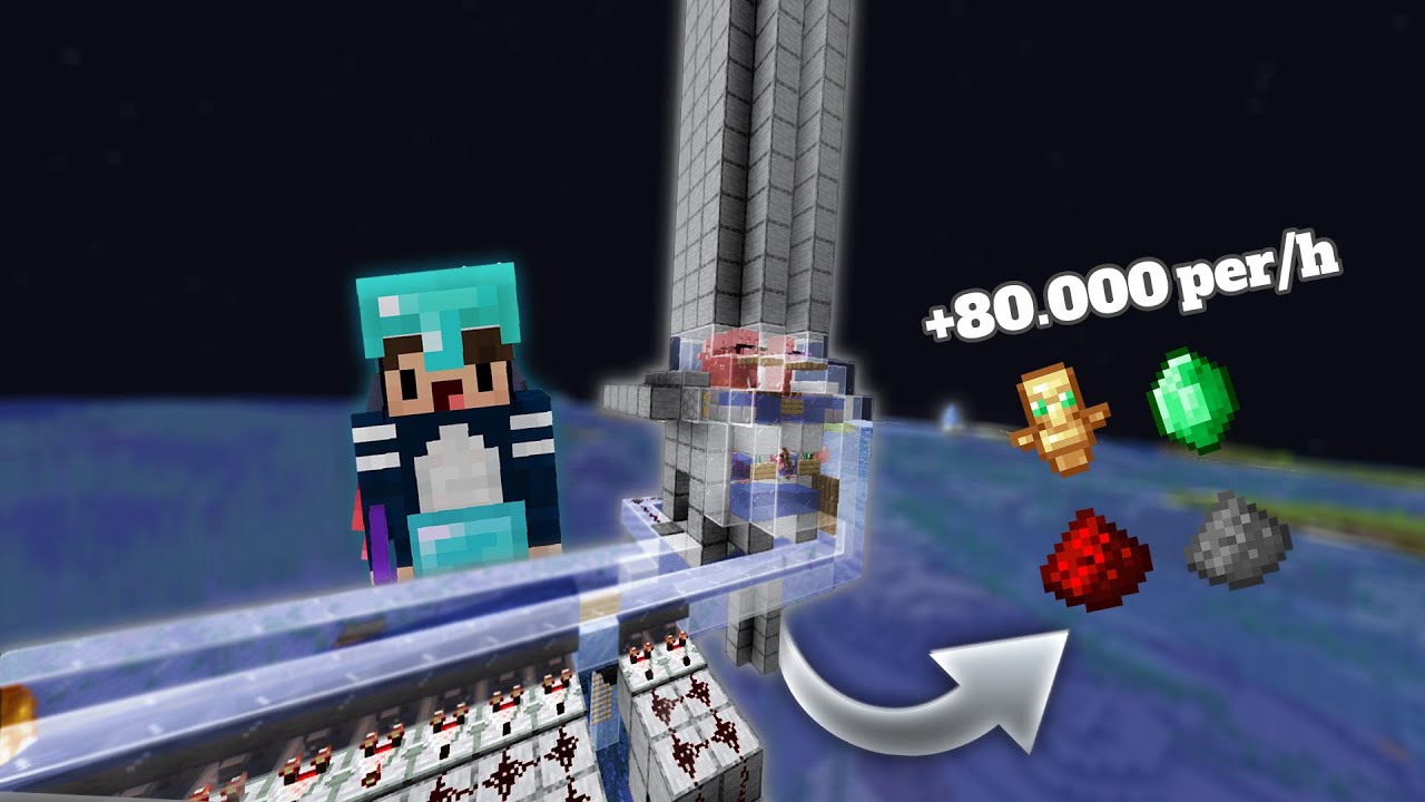 Minecraft Stacking Raid Farm - 80,000+ Items Per Hour - YouTube