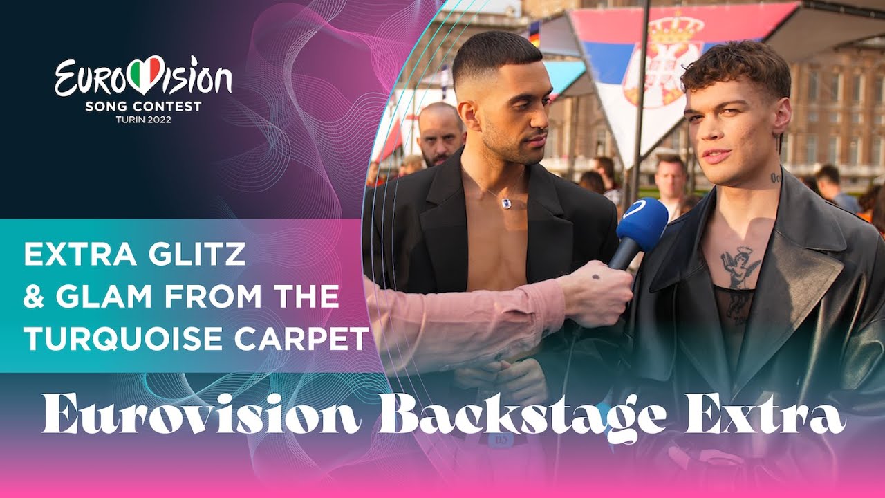 Eurovision Backstage Extra: All the Glitz & Glam of the Turquoise ...