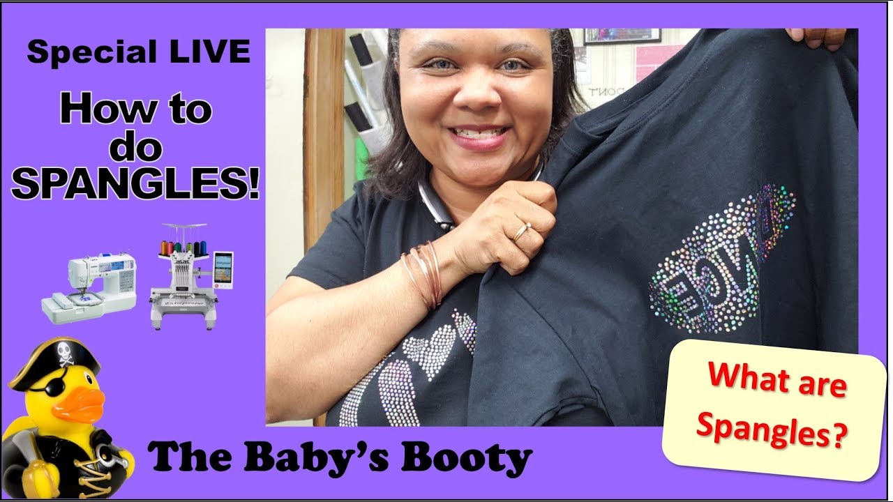 🔴 What are SPANGLES? How to use faux rhinestones with vinyl!!! - YouTube