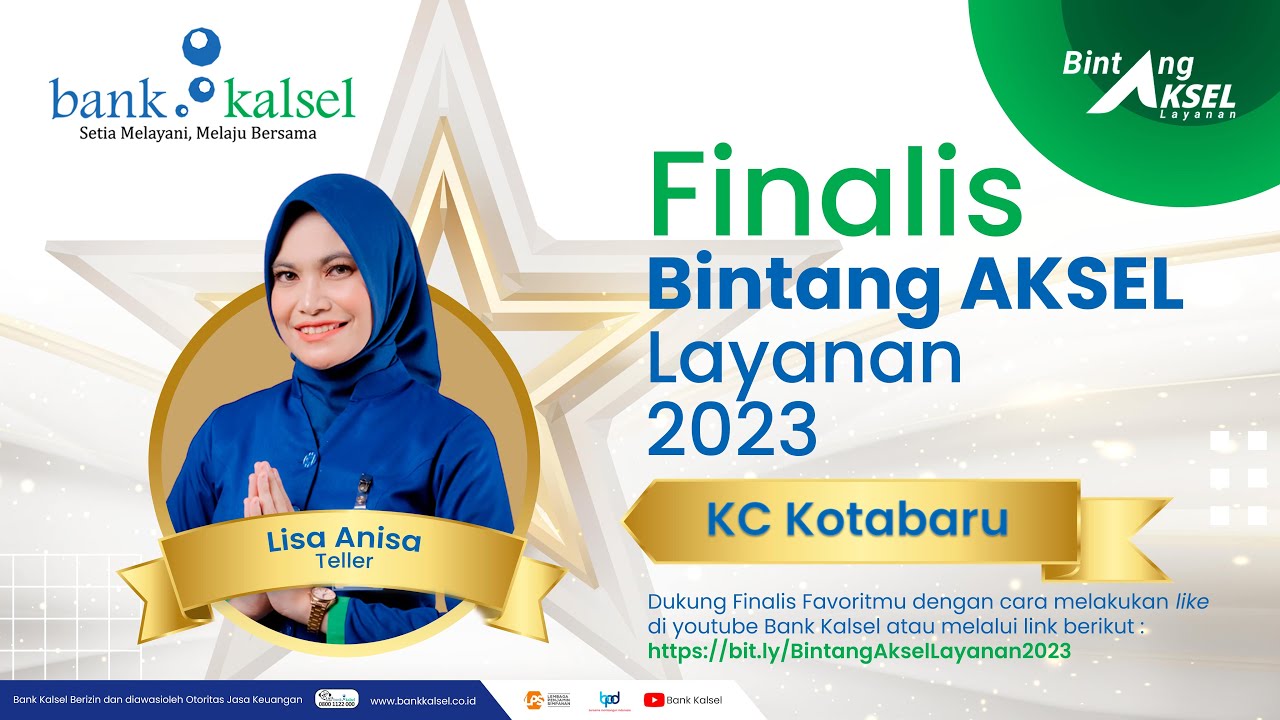 Profil Lisa Anisa KC Kotabaru Teller - YouTube