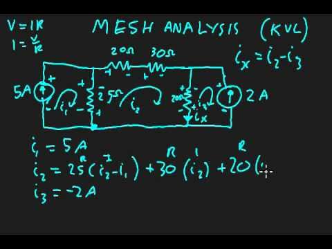 08 Mesh analysis - YouTube