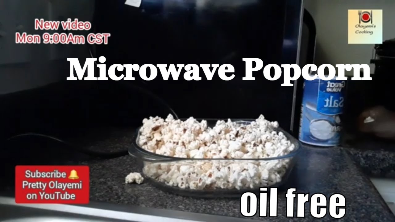How To Make Homemade Popcorn In A Microwave|POPCORN 🍿 #popcorn # ...