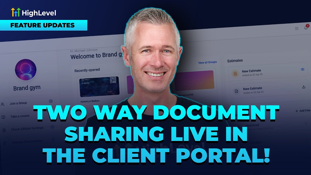 Two Way Document Sharing Live in the Client Portal! - YouTube