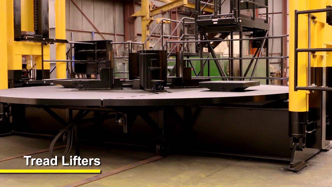 EDMO U4500 Tyre Press - YouTube