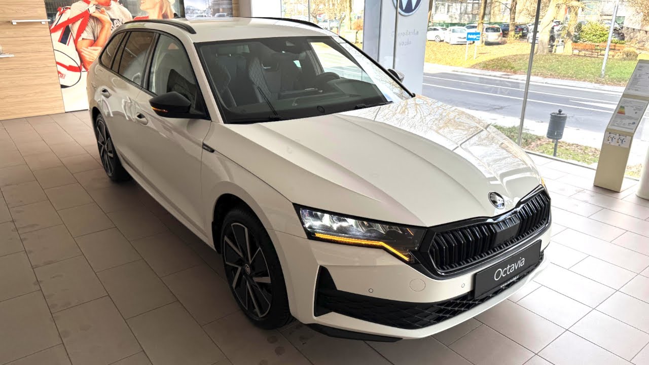 NEW Skoda Octavia Combi SPORTLINE 2025 Facelift - Exterior - YouTube