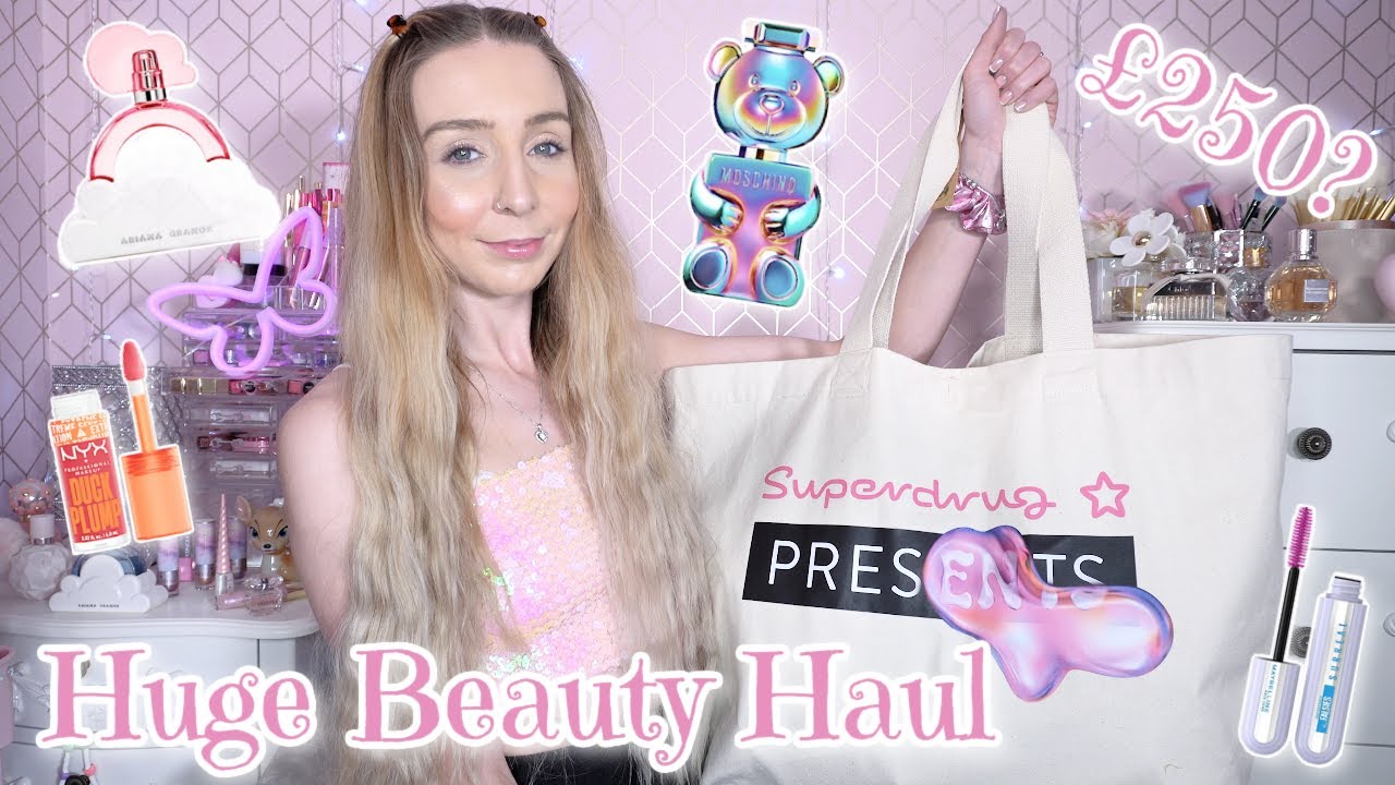 Huge £250 Beauty Haul 💖 Superdrug Presents 2024 COLLAB @moretofaye ...