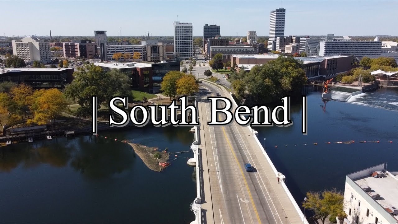 South Bend Indiana Cinematic Drone Footage Fall 2022 - YouTube
