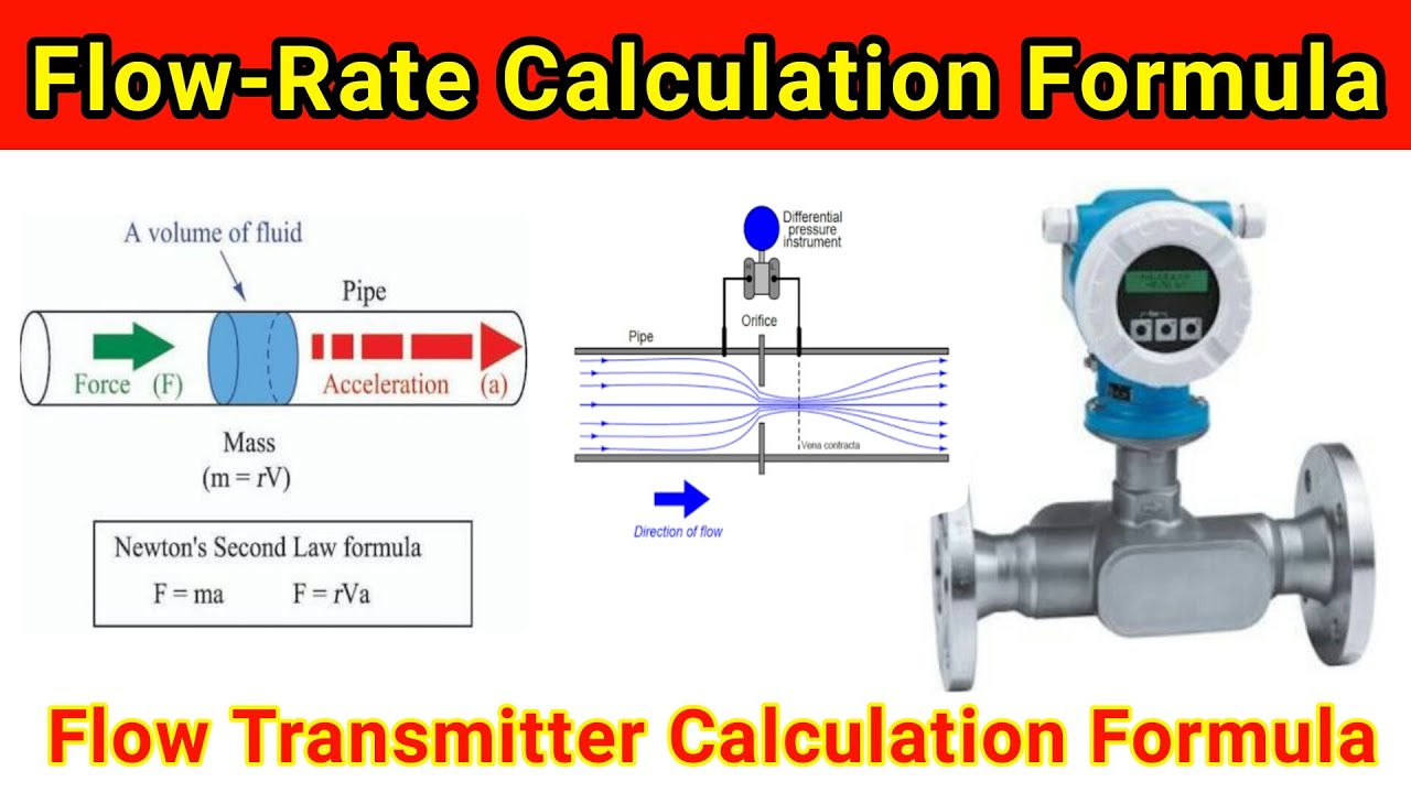 How to Calculate Flow rate of Flow Transmitter | Flow Transmitter ...