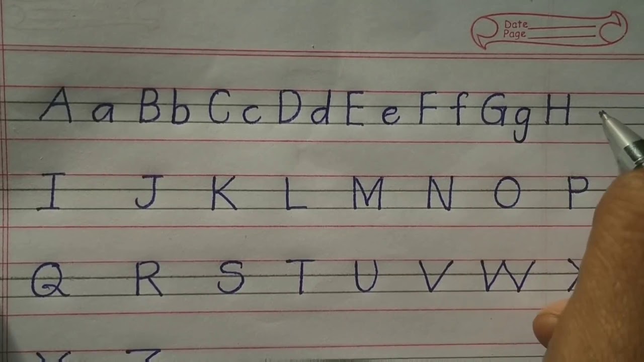 Primary Classes 1st & 2nd Simple Small Capital Letters - YouTube