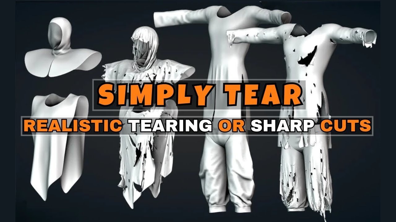 Simply Tear | Create Realistic Tearing or Sharp Cuts on 3D Objects in ...